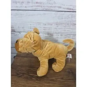 GANZ | Toys | Ganz Webkinz Shari Pei Puppy Dog Brown Carmel Wrinkle ...